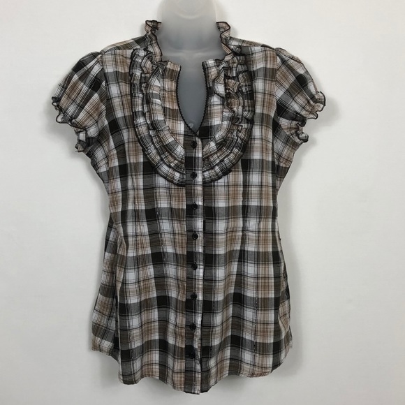 Max Rave | Tops | Max Rave Short Sleeve Western Shirt | Poshmark